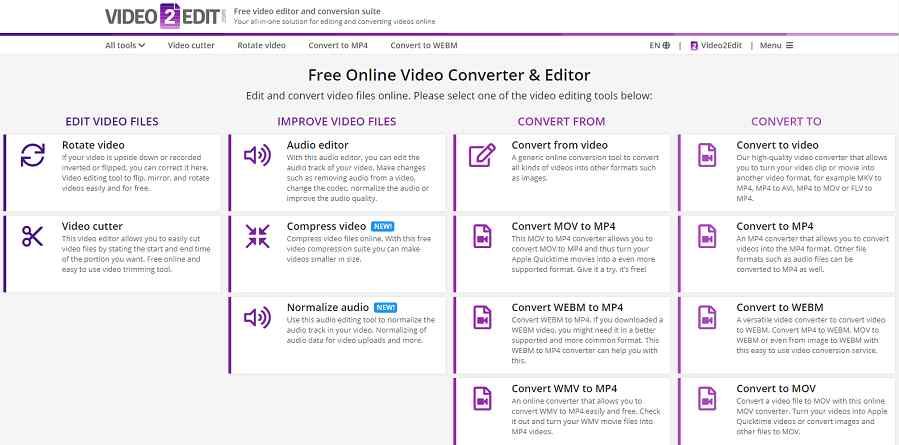 Top 5 Free MP4 Editor for Windows/Mac/Online 2021